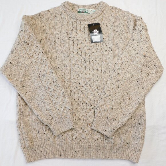 Aran Crafts | Sweaters | Aran Crafts Chunky Fishermans Knit Wool ...